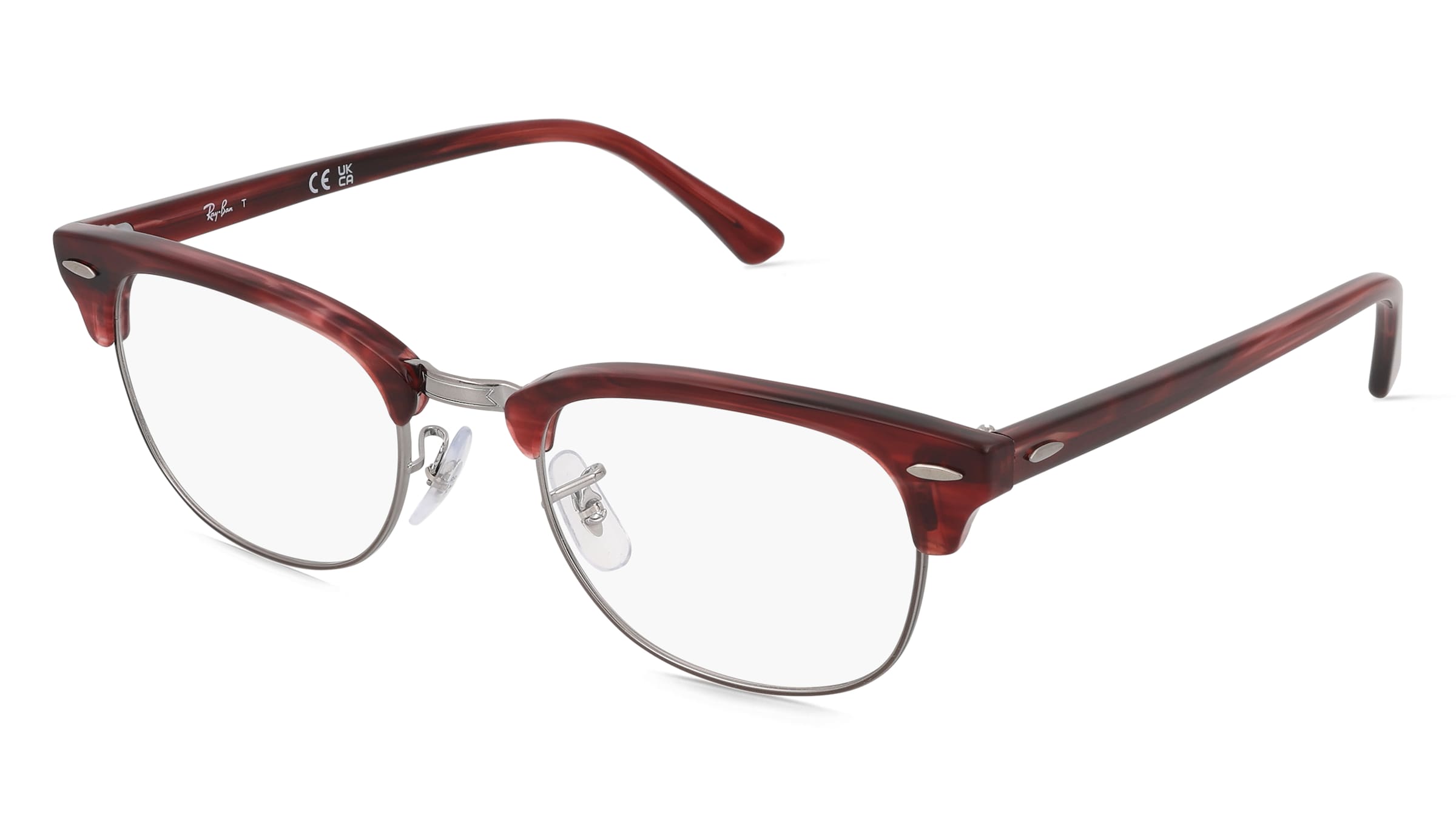 Acquista Ray-Ban 0RX5154 CLUBMASTER in rosso a righe online - Fielmann