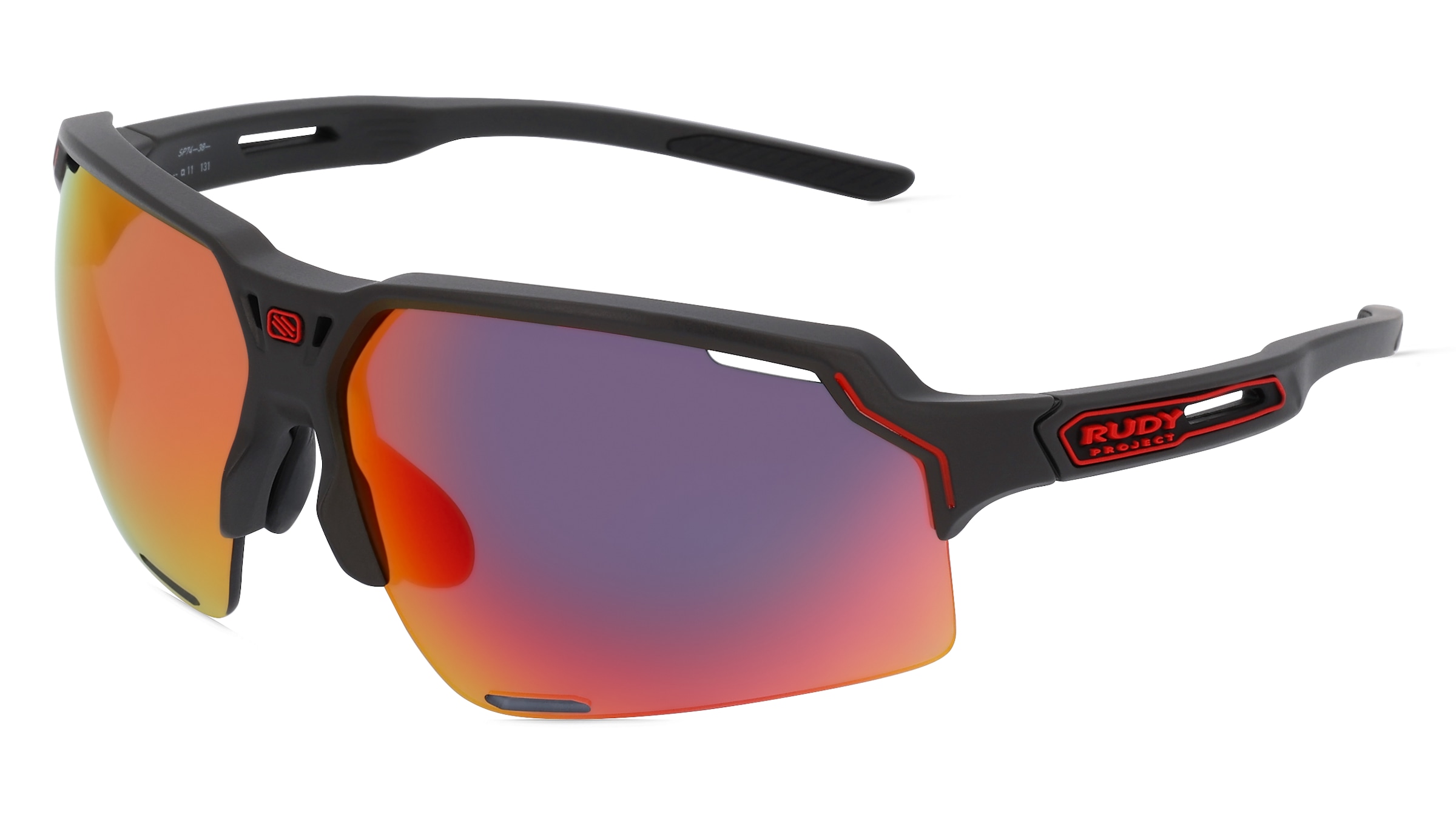 Rudy Project SP743838 DELTABEAT in Schwarz Matt / Rot - Fielmann