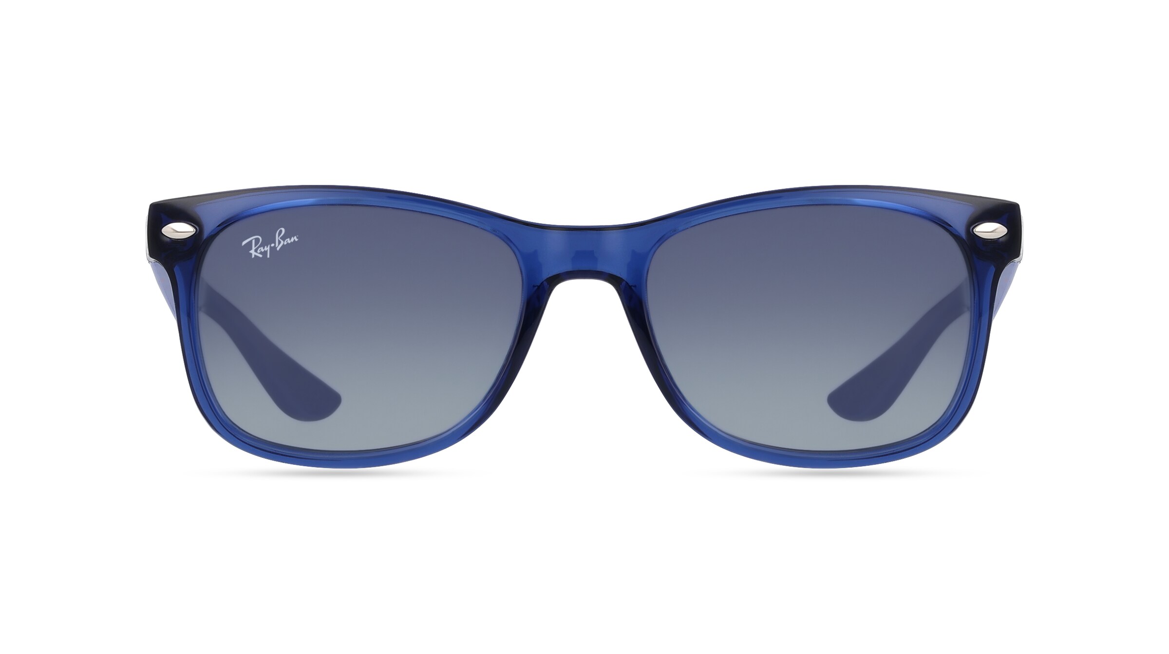 Ray-Ban Junior RJ 9052S NEW WAYFARER in Blau Transparent / Grau Blau ...