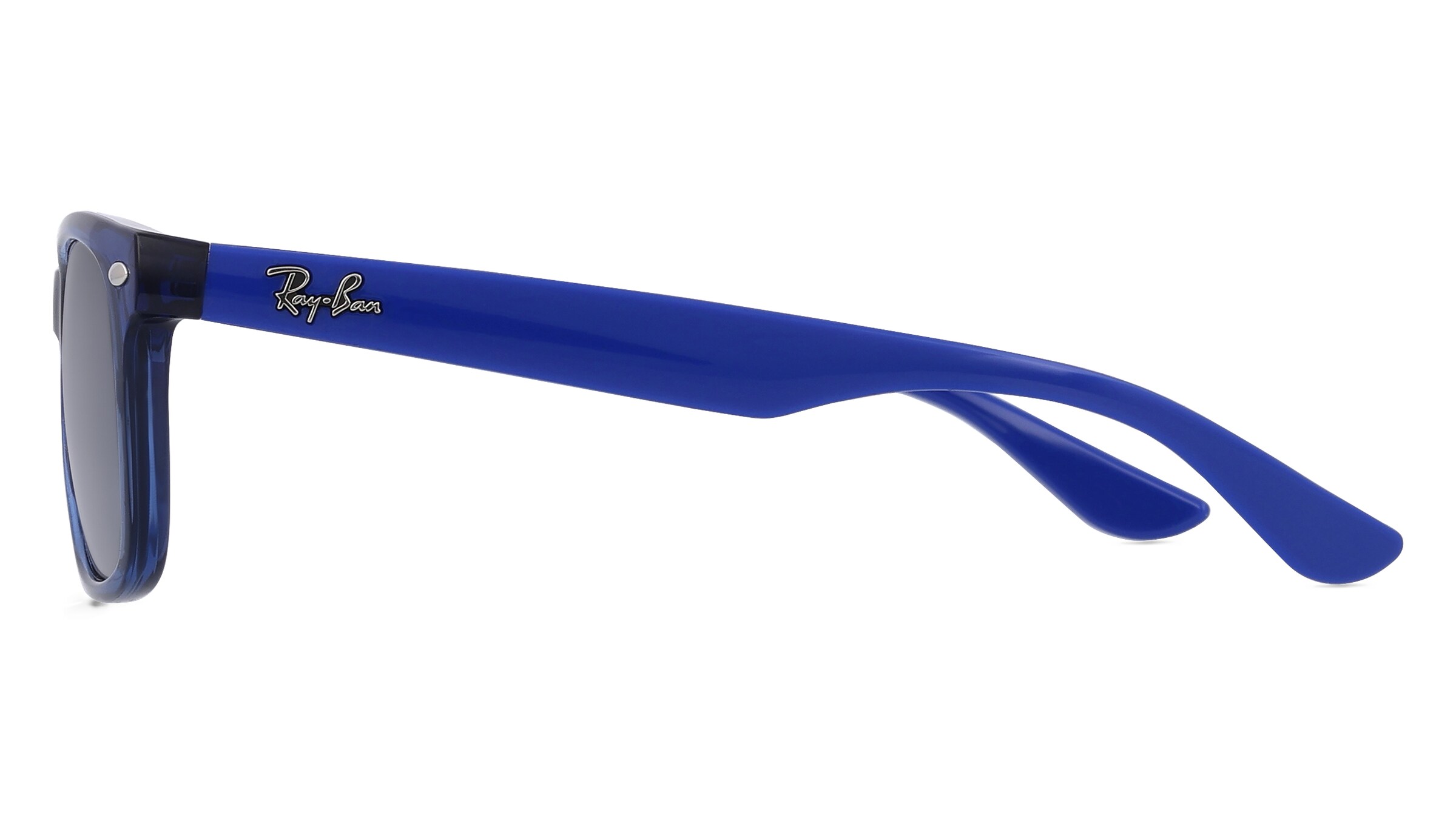 Ray-Ban Junior RJ 9052S NEW WAYFARER in Blau Transparent / Grau Blau ...