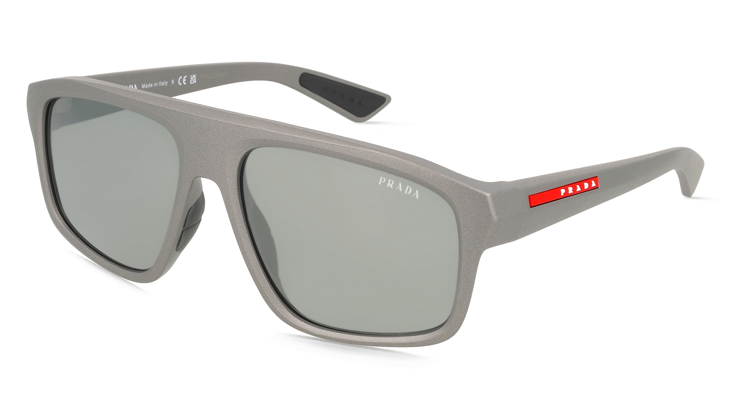 Prada Linea Rossa 0PS B02S in Grau / Grau Spiegel Silber - Fielmann